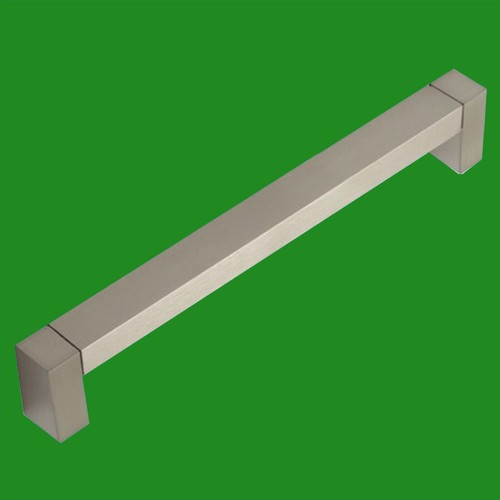 4x Matt Chrome Stainless Square D Shape Pull Handle Cabinet Draw ...