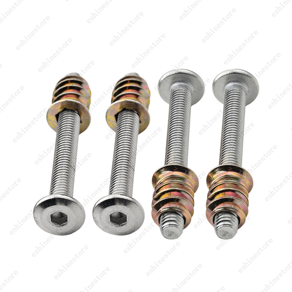 4 Pcs Stainless Steel Guitar Neck Screws&Inserts Kit for Bolt-On Guitar ...