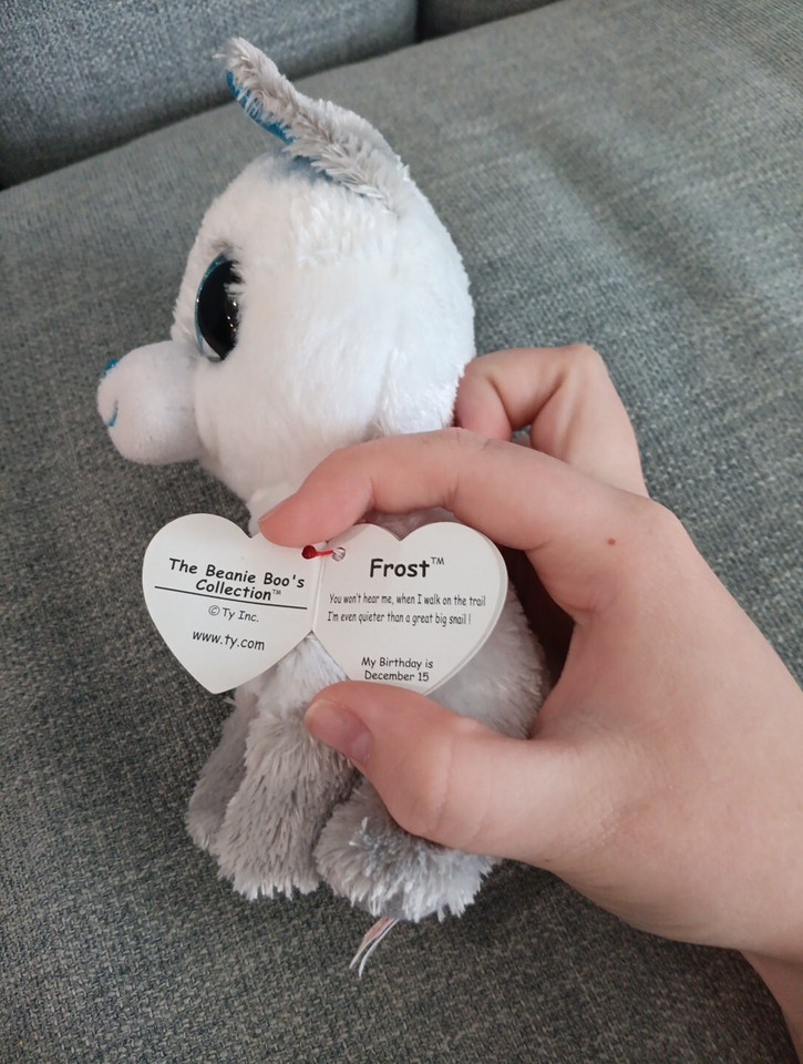 TY Beanie Boos - 9" FROST the FOX Medium (Walgreens Exclusive) VERY ...