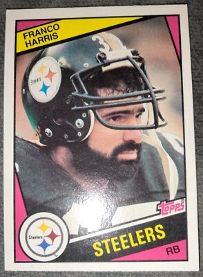 1884 Topps NFL Franco Harris #165 Pittsburgh Steelers | eBay
