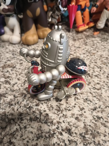 Metalmania Baby Bot Mechanical Wind-up Robot Ringing Bell Tin Toy works ...