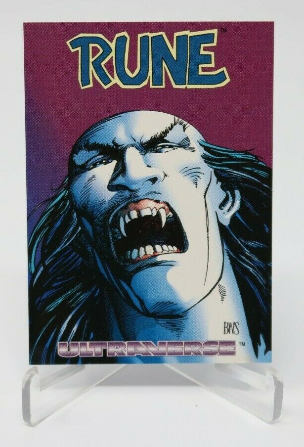 Rune 1993 Malibu Comics Ultraverse #0 RUNE Comic Trading Card NM/M HTF ...