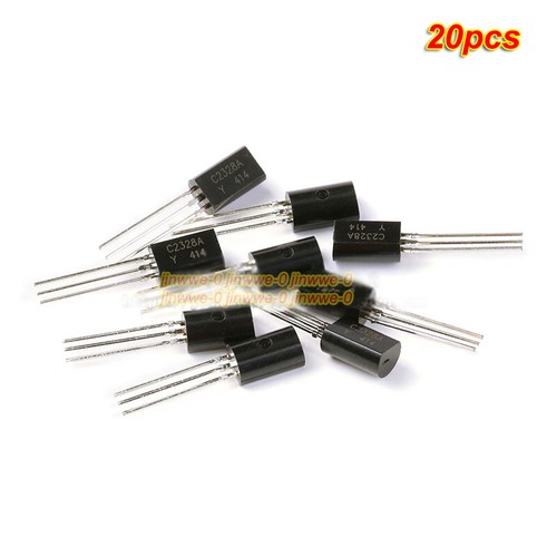 20pcs DIP Transistor 2SC2328A C2328 low power 0.03A/20V TO-92L Triode ...