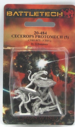 Battletech 20-484 Cecerops Protomech [5] (TRO 3075) Clan Blood Spirit ...
