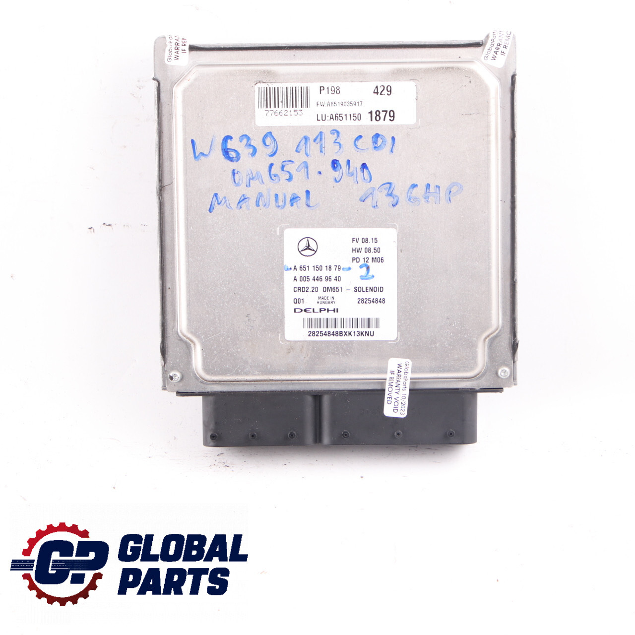 Mercedes W639 OM651.940 136HP Engine Unit Module ECU Kit A6511501879 ...