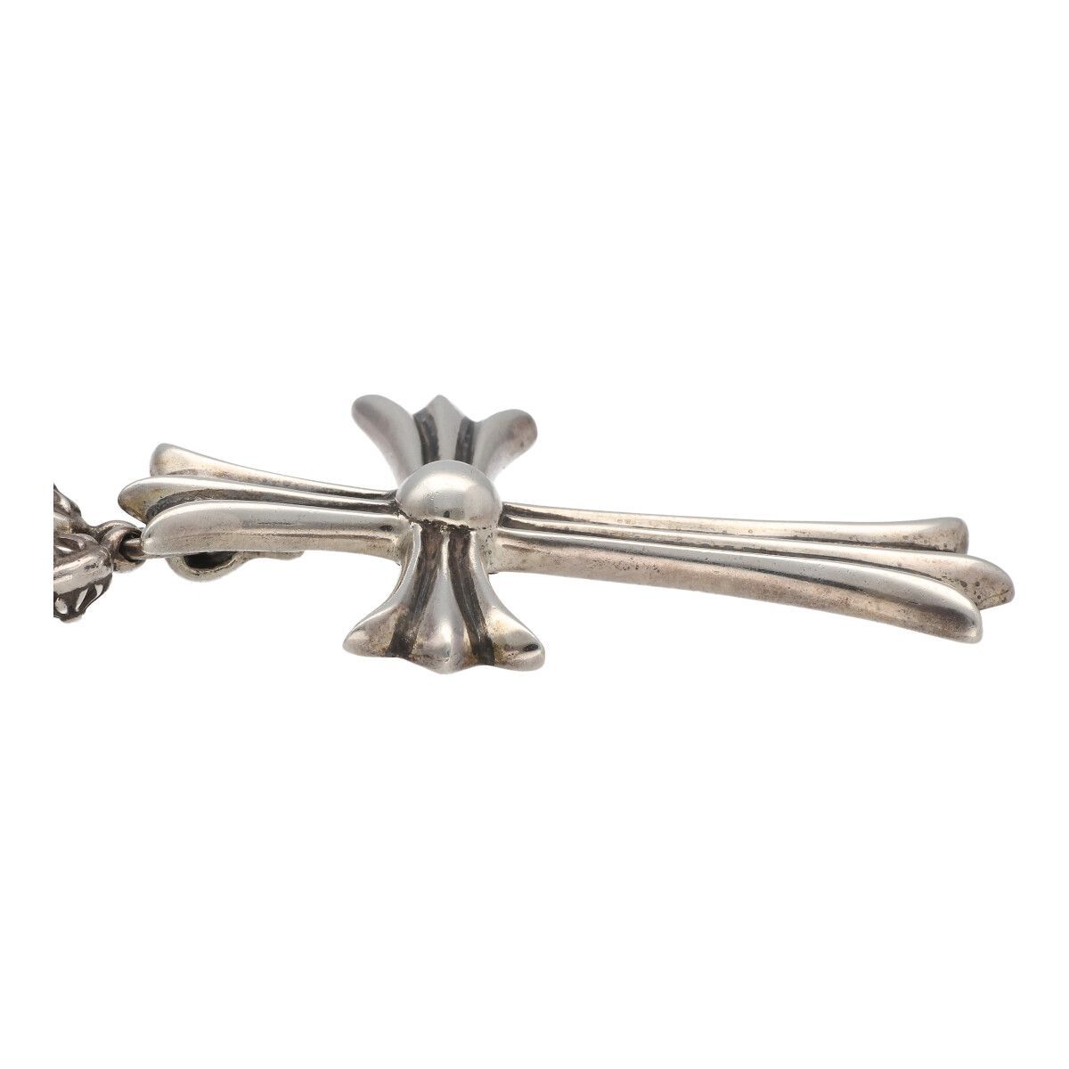 Chrome Hearts Cross Ball Necklace #1 Large CH Cross 30 Chrome Hearts Cross Ball Necklace #1 Large CH Cross 30