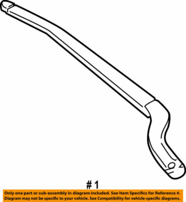 85211-0C020 Toyota Arm, front wiper, rh 852110C020, New Genuine OEM ...