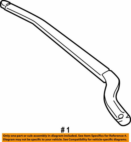 85211-0C020 Toyota Arm, front wiper, rh 852110C020, New Genuine OEM ...