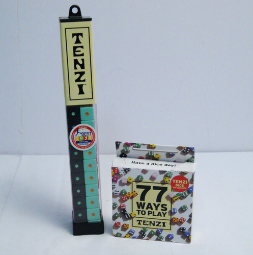 Tenzi Dice Game + 77 Ways to Play Card Deck Fun Family Game UNUSED ...