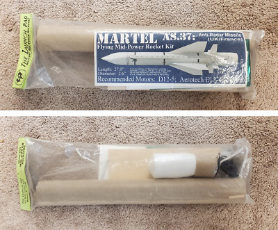 The Launch Pad Martel AS.37 Mid-Power Rocket Kit — Ultra Rare Flying ...