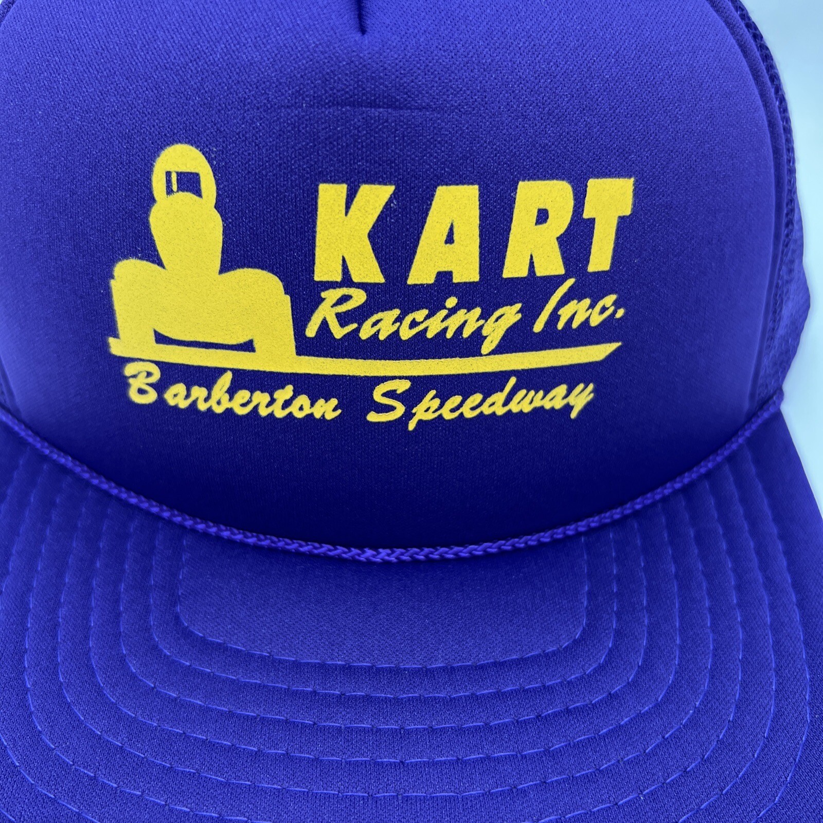 Vintage Kart Racing Barberton Speedway Hat Cap Snap B… - Gem