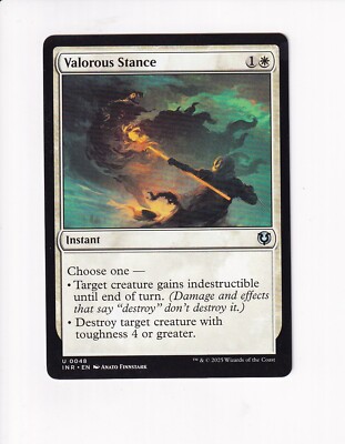 MAGIC THE GATHERING MTG INNISTRAD REMASTERED VALOROUS STANCE (#2) | eBay