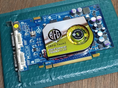 BFG Tech NVIDIA GeForce 7600 GT/OC Graphics Card 256MB GDDR3 SDRAM PCIe ...