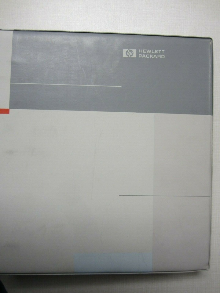 HP 8757D SCALAR NETWORK ANALYZER OPERATING MANUAL | eBay