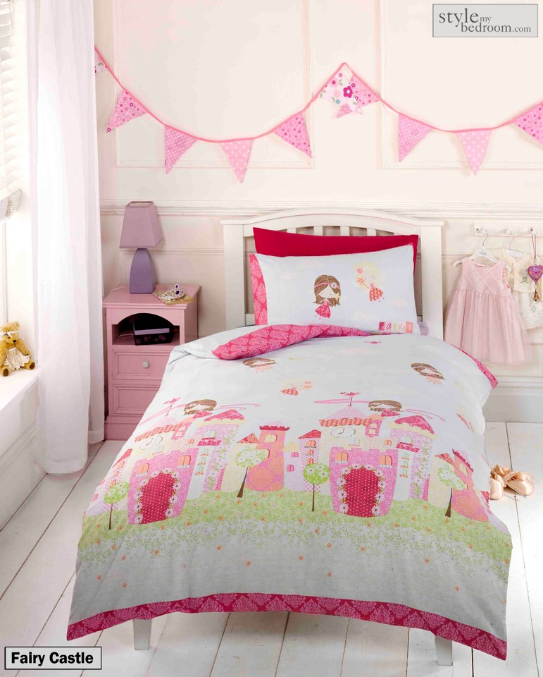 Kids Childrens Boys & Girls Single Bed Character Duvet Quilt Cover ...