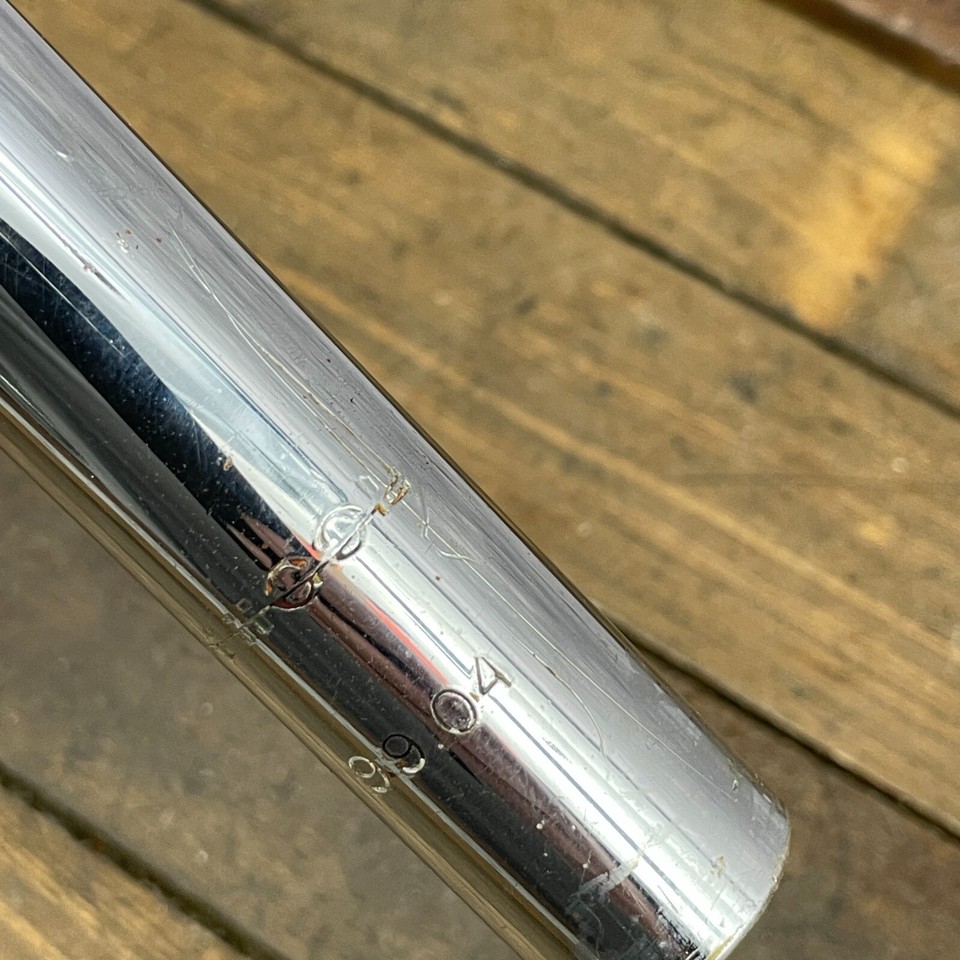 Powerlite BMX Handlebar VBar Stamped Old School BMX V-Bar Chrome Stamp ...