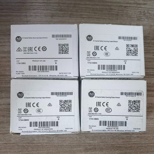 New Allen-Bradley AB 1734-OB8S /B Point I/O Safety Output Module ...