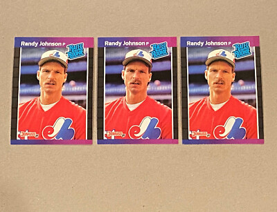 Qty 1 - Randy Johnson 1989 Donruss: Error Rookie Baseball Card | eBay
