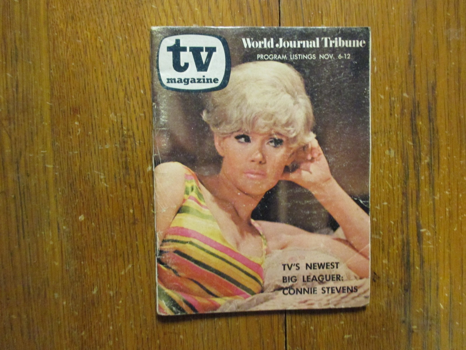 Nov-1966 World Journal Tribune TV Maga(ROBERT WOLDERS/CONNIE STEVENS ...