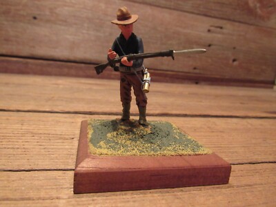 Vintage Metal Cast Iron Lead Figure Figurine Soldier - Professional ...