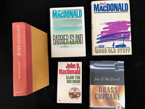 Odd lot of 5 John D. MacDonald NON-Travis McGee books, Clean, smoke ...