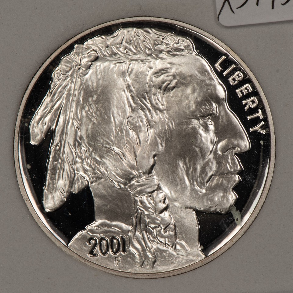 2001-P $1 American Buffalo Commemorative Silver Dollar Proof - Slab ...
