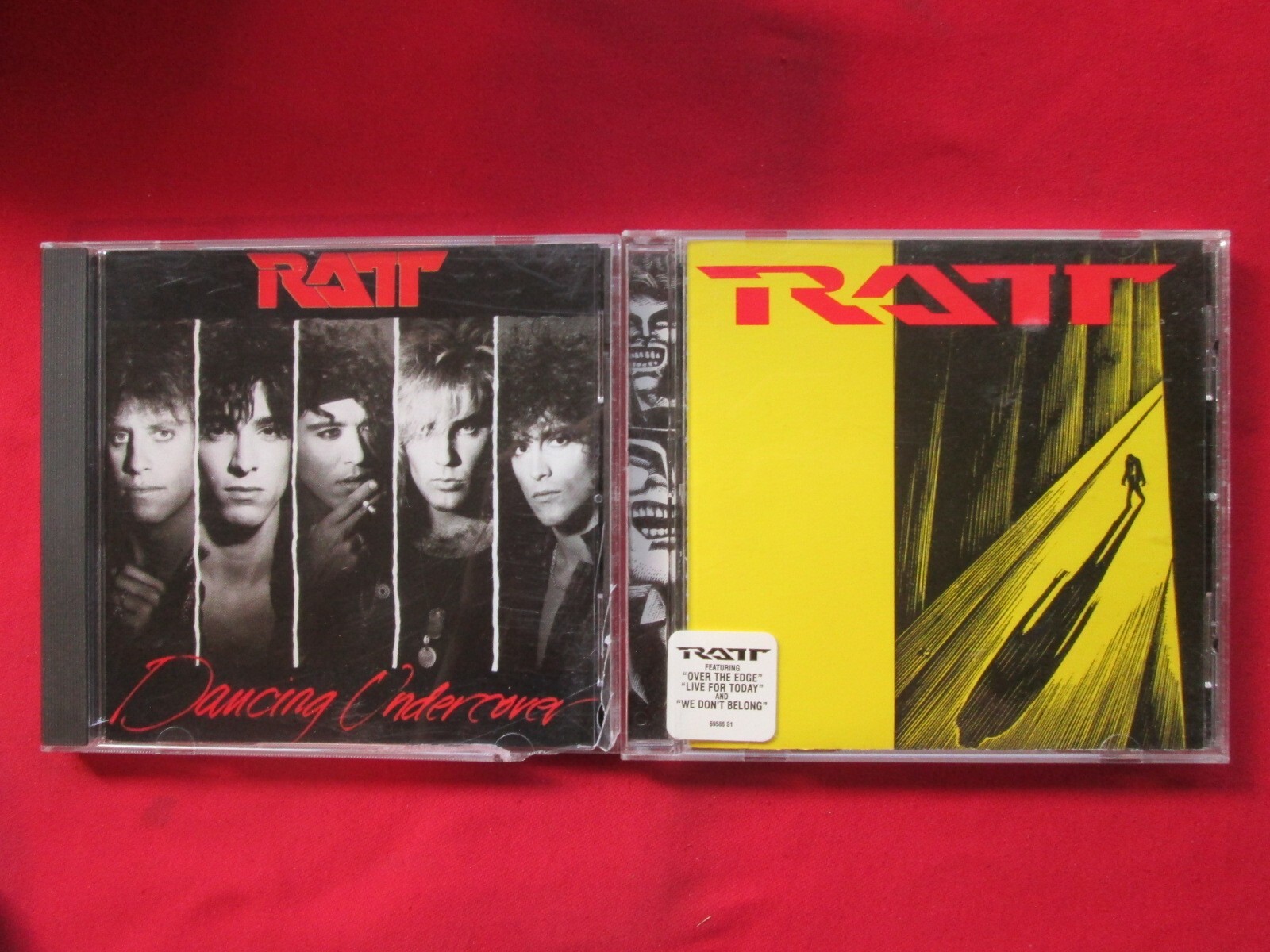 Dancin Undercover by Ratt (CD, 1990) & Self Titled (1999) Lot ...
