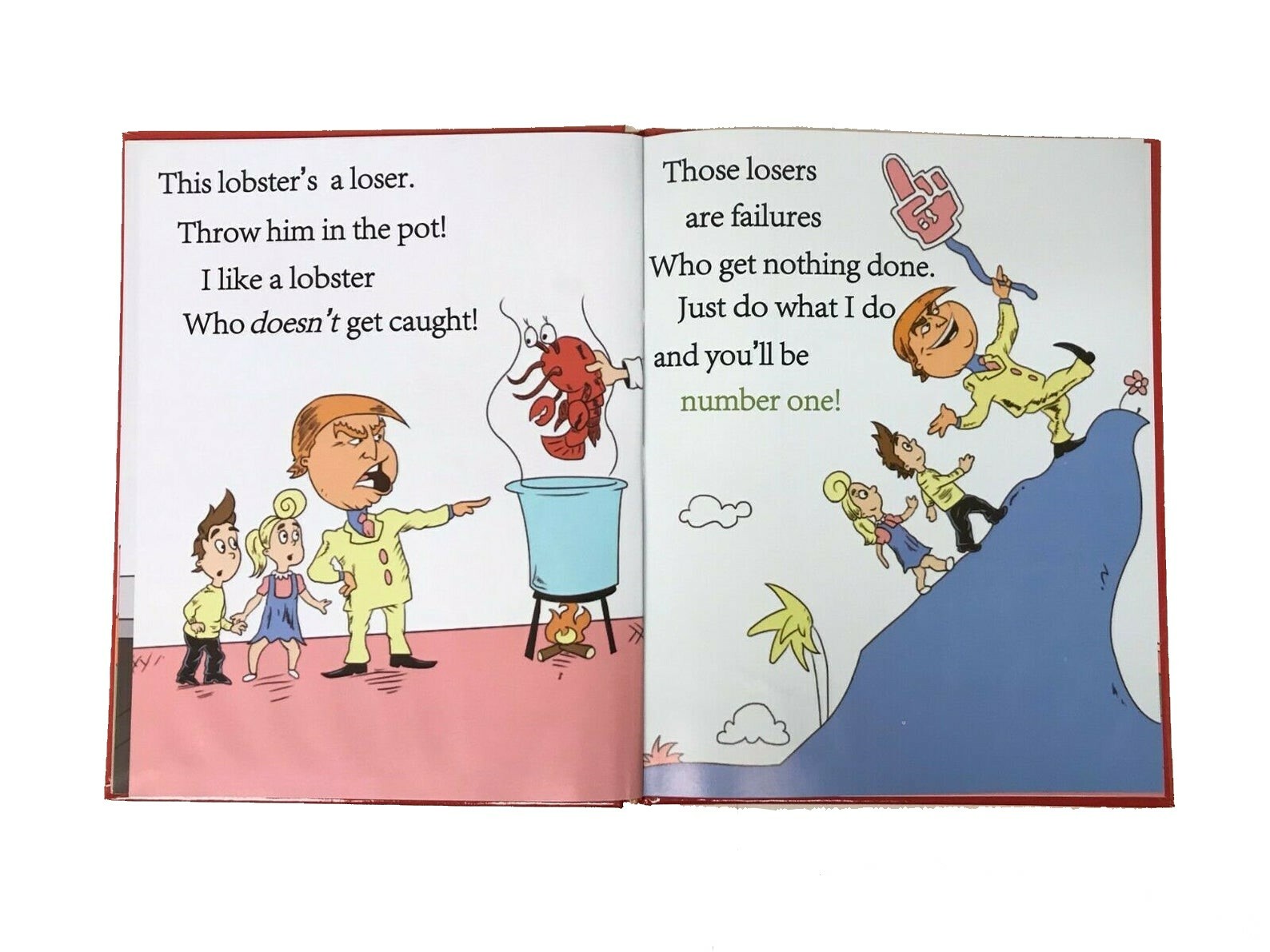 Hardcover Winners Aren't Losers Donald Trump Children's Book | eBay