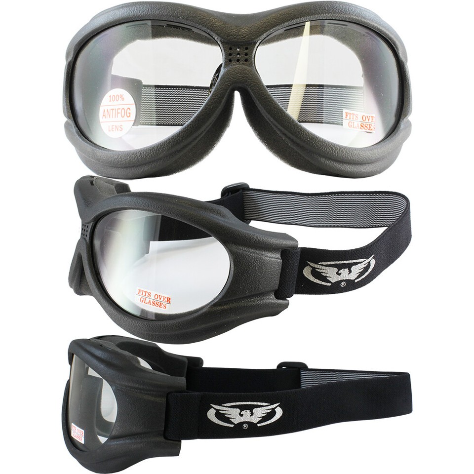 Global Vision Big Ben Goggles 2 Pairs Black Frames 1 Clear Lens 1 ...