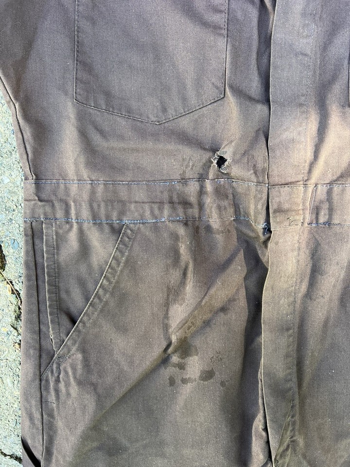 Vtg Universal Overall Co Coveralls Shell Oil And Gas Employee Uniform ...