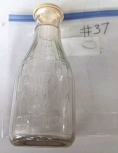 Vintage Douglas(?) 3cent Deposit One Quart Liquid Milk Glass Bottle ...