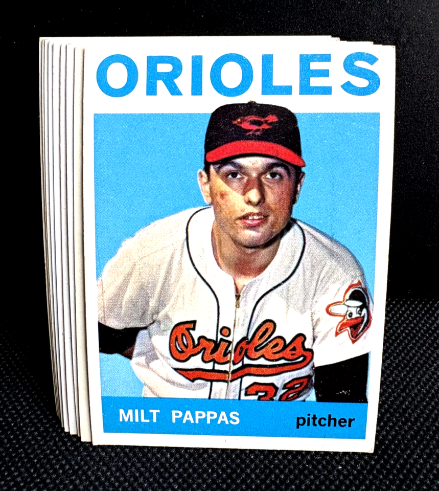 1964 TOPPS BASEBALL "NM+ OR BETTER LOT OF 10 CARDS" ELSTON HOWARD ...
