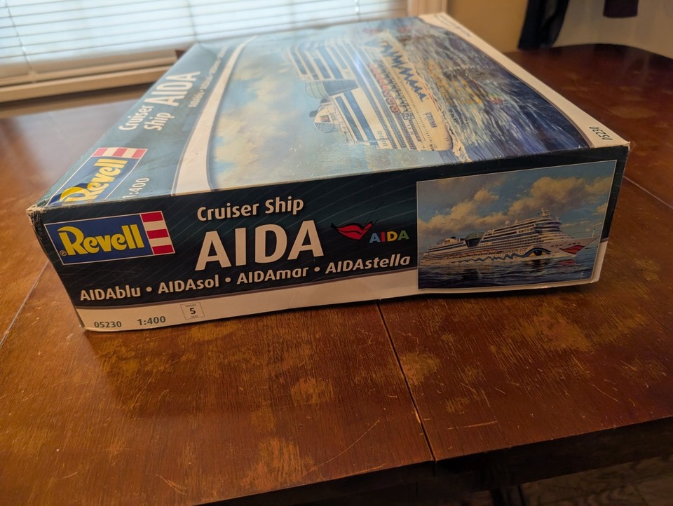 Revell Aida Cruise Ship Plastic Model Kit 1:400 (Brand New Sealed Kit ...
