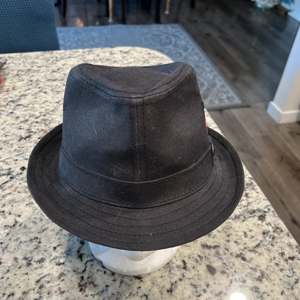 Goorin Bros Goorin Royal Men's Black Fedora Hat W/ Red Roses Rare HTF ...