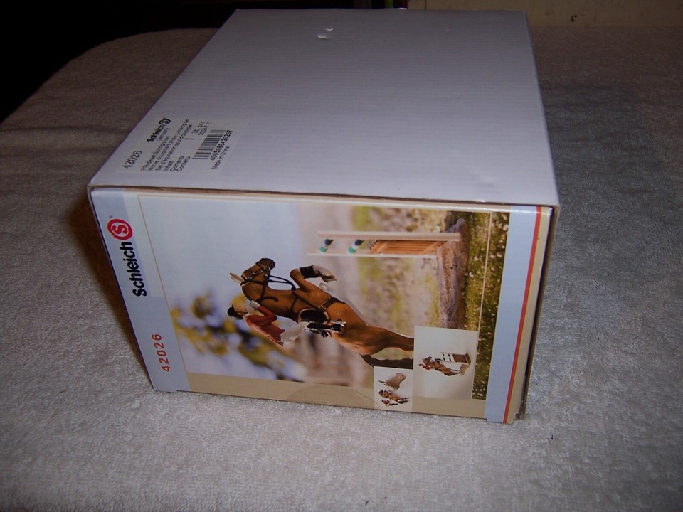 Schleich 42026 Horse equipment show jumping set NEW IN BOX | eBay