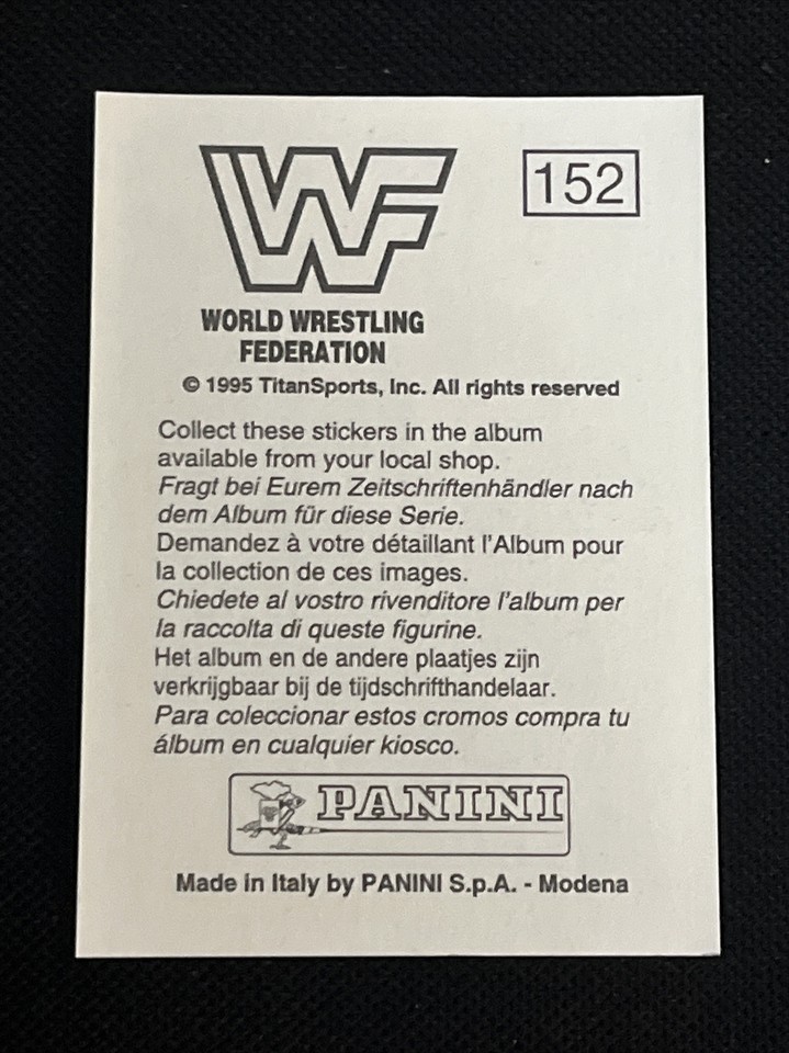 1-2-3 KID 1995 PANINI WWF STICKERS SIGNED AUTOGRAPHED CARD | eBay