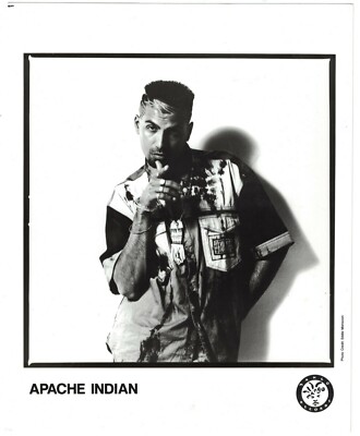 VINTAGE 1993 APACHE INDIAN RAP ROCK REGGAE ORIGINAL 8" X 10" PRESS ...