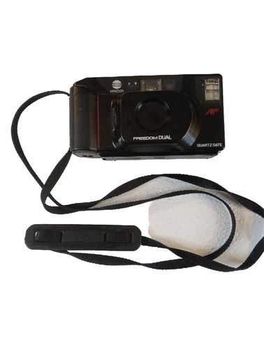 90s Vintage Minolta Freedom Dual AF 35mm Point & Shoot Film Camera F36 ...