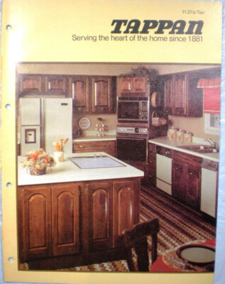 Vtg TAPPAN Appliances Catalog RETRO Kitchen Range Oven Refrigerator ...