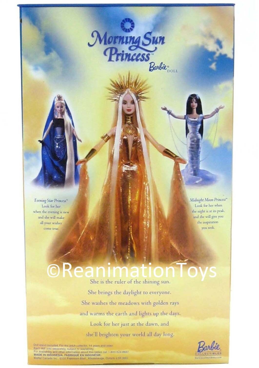 Barbie Celestial Morning Sun Princess Mystical Sky Goddess Doll Mint ...