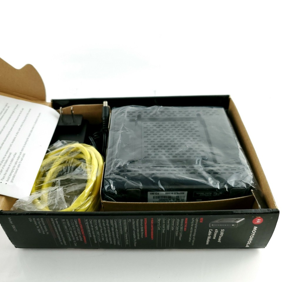 Motorola Surfboard Extreme Cable Modem DOCSIS 3.0 Fast Connection USA ...
