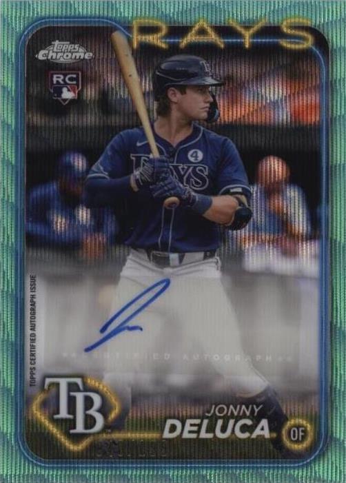 2024 Topps Chrome Update Series - Autographs Jonny Deluca #AC-JD Aqua ...