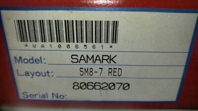 Sato Samark SM8-7 Red, Single Liner, Hardly used with box | eBay