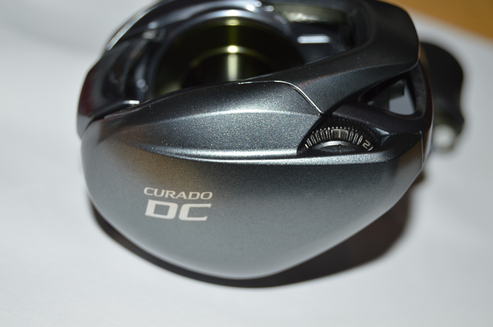 shimano curado DC 151HG 7.4:1 left hand baitcasting reel mono/ braid ...
