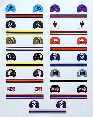 Full set Professional Spring League Football or PSFL Teams Gumball ...