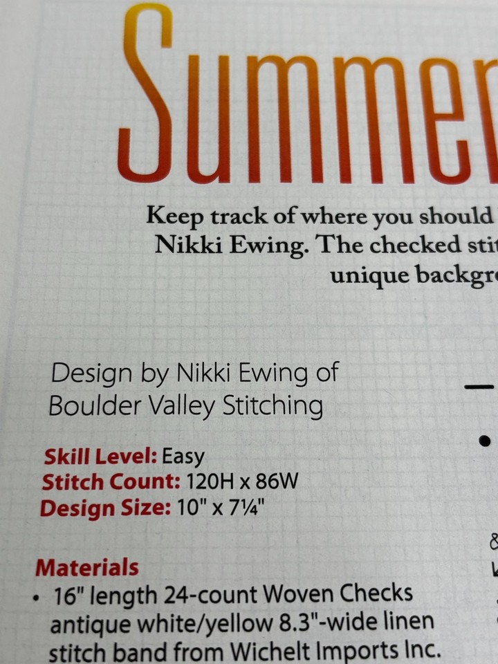 Summer Heat Guide Counted Cross Stitch Pattern Camping Magazine Pages ...