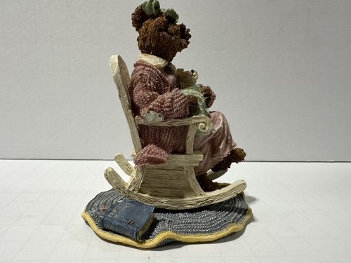 Boyds Bears #2277902 Bearstone Momma McNewbear Babykins Rock-A-Bye Baby ...