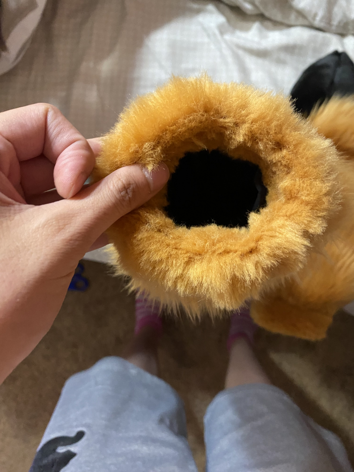 Deer hoof paws. Fursuit paws. Brown fur with black hooves | eBay