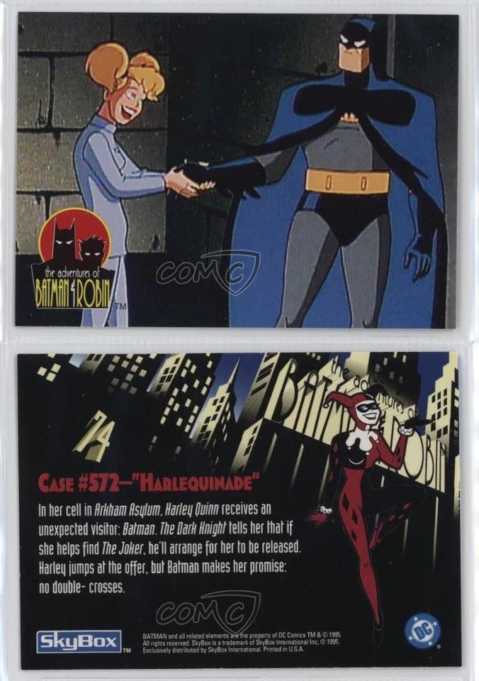 1995 The Adventures of Batman & Robin Harley Quinn Case #572 ...