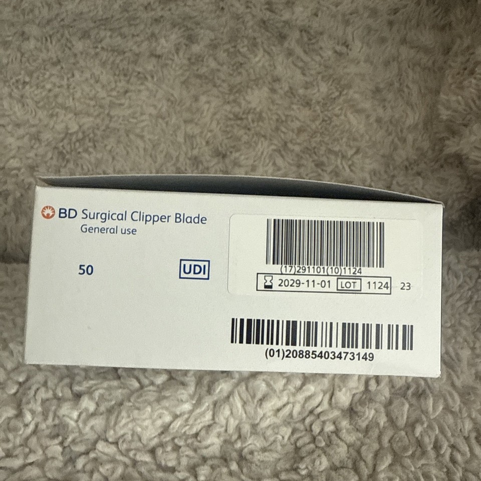 BD Surgical Clipper Blades 4406 Box of 50 Exp 2029 NEW BOX pls read deal for 2 | eBay
